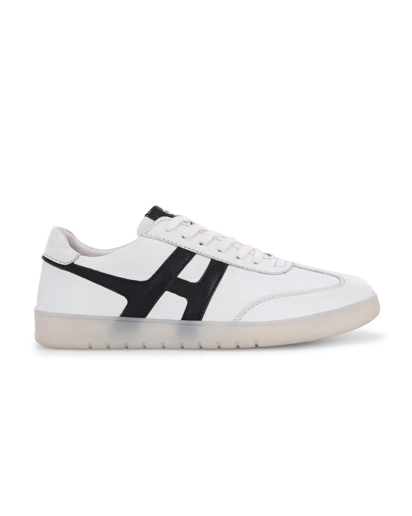Overdrive Henry White Color Leather Lace Up Sneakers For Men ...
