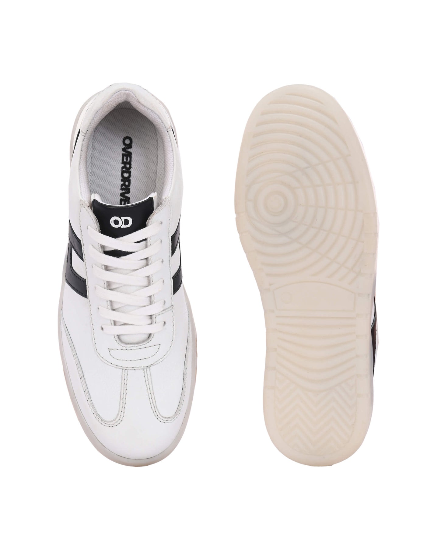 Henry White Leather Sneaker – overdriveshoes